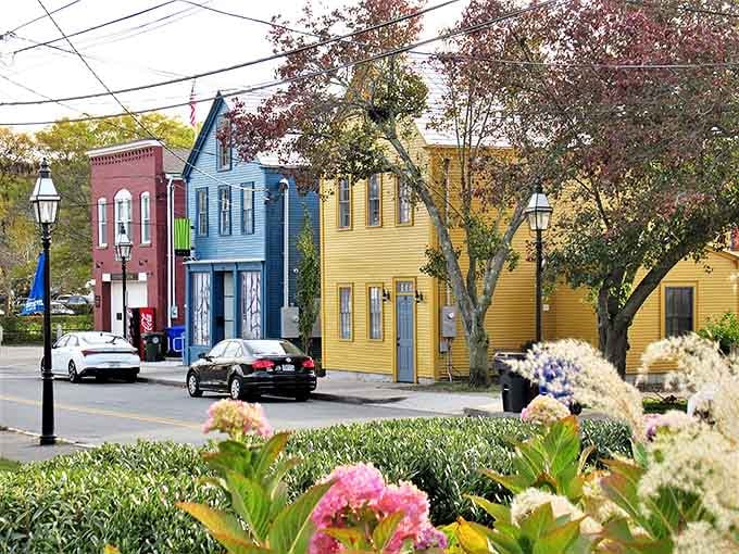 Bristol's colorful buildings line up like a box of crayons that decided to become architecture.