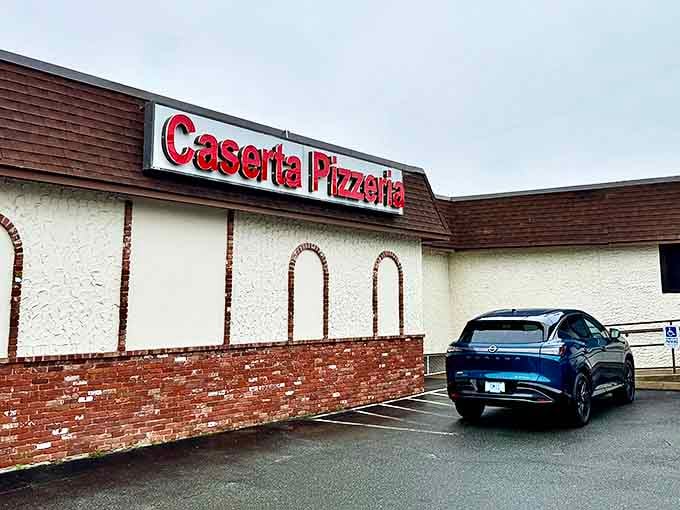 Sometimes the most unassuming buildings hide the greatest treasures - like this classic pizza paradise.