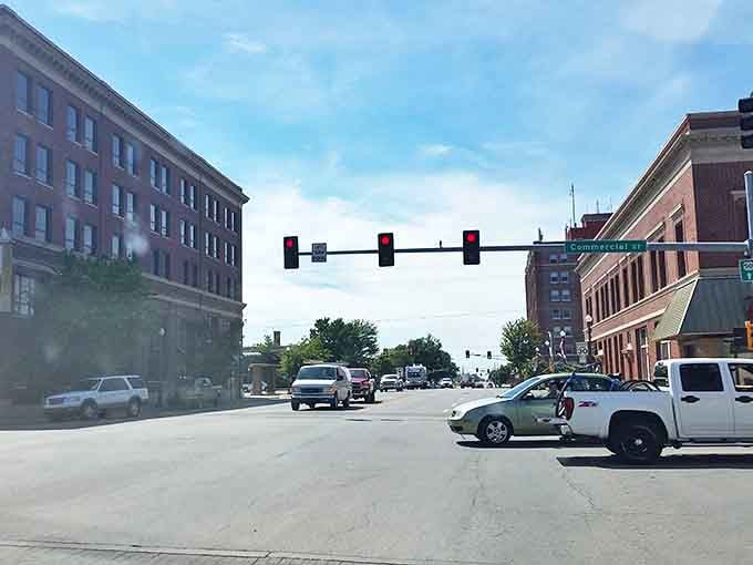 Downtown Emporia welcomes you with historic brick buildings and small-town charm that feels like stepping into a Norman Rockwell painting.