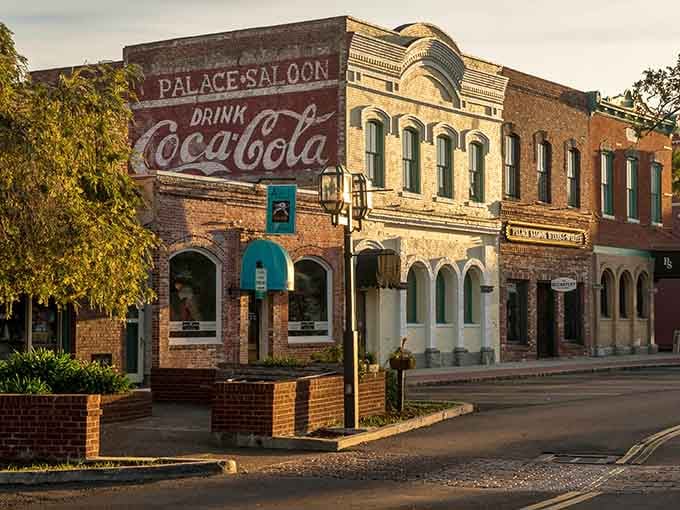 The Palace Saloon's vintage Coca-Cola sign takes you back to simpler times when a cold soda cost a nickel and came with a story.