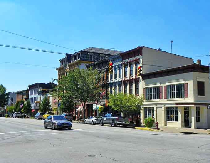 Madison's historic Main Street unfolds like a Norman Rockwell painting come to life in southern Indiana.