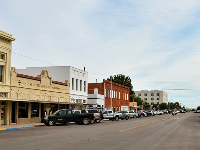 Wide-open streets and endless sky make this desert town feel like the edge of the world.