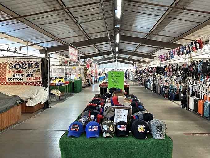 That sock display alone could solve your missing-pair problem for the next decade, all under one blessed roof.