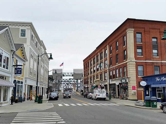 Classic New England architecture lines these charming streets where every building whispers stories from centuries past.