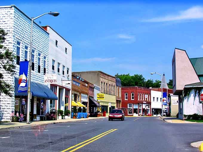 Onancock's Main Street looks like it jumped straight out of a Hallmark movie, complete with charming storefronts and zero traffic jams.