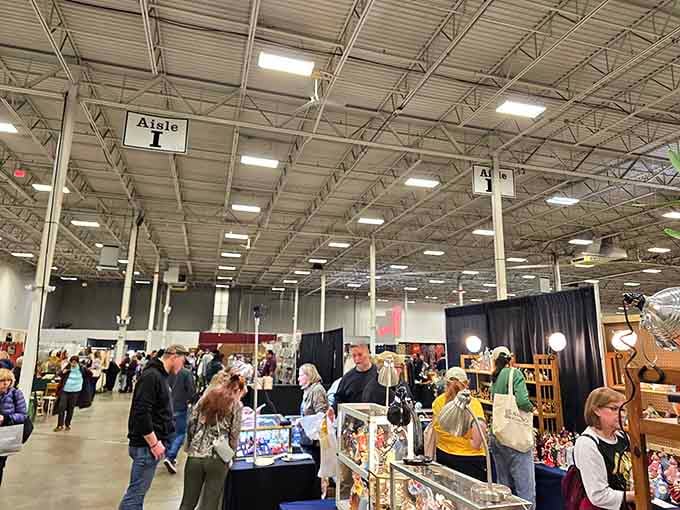 Those aisle markers overhead mean serious business when you're navigating this treasure hunter's paradise of endless possibilities.