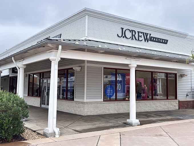 J.Crew Factory stands ready to outfit you in preppy perfection without the country club membership fees.