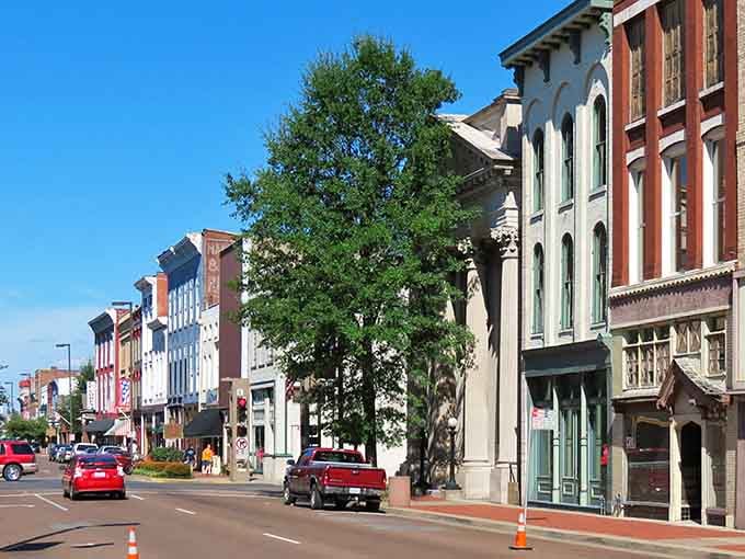 Downtown Paducah's historic streets prove that charm doesn't require a mortgage-sized rent payment to enjoy daily.