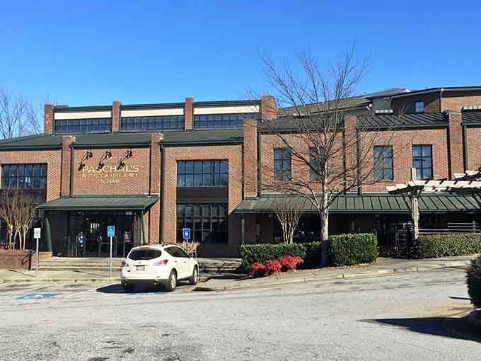 The brick facade welcomes you to a place where history and hunger meet in perfect harmony.