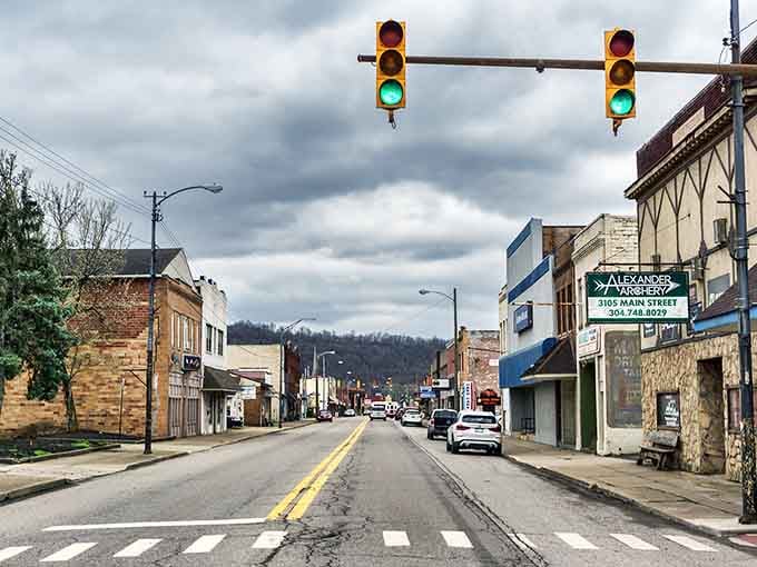 Main Street in Weirton welcomes you with small-town charm and traffic lights that actually turn green when you're running late.