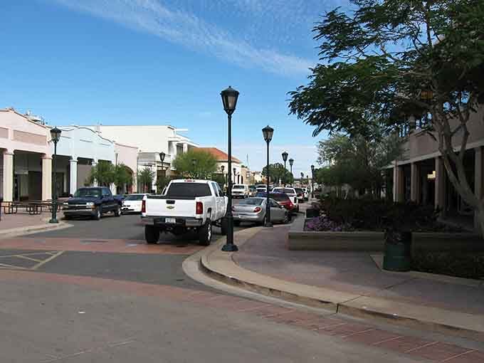 Downtown Yuma's palm-lined streets offer shade and charm without draining your retirement account.