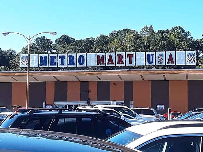 A full parking lot on a sunny day means one thing: serious bargain hunters are already inside scoring deals.