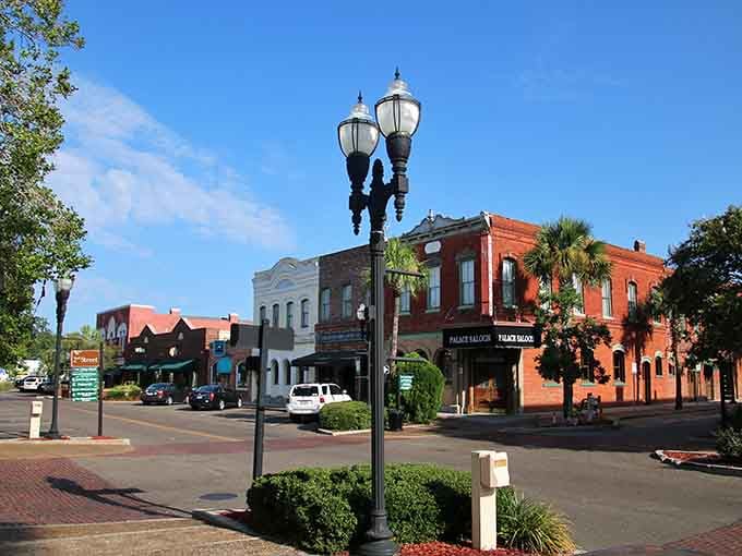 Fernandina Beach's lamp-lit streets feel like walking through a movie set where small-town America still thrives in technicolor glory.