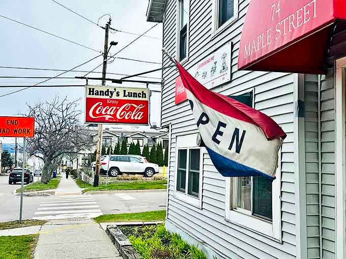 This unassuming white building on Maple Street houses breakfast magic that locals line up for. Three generations of griddle greatness!