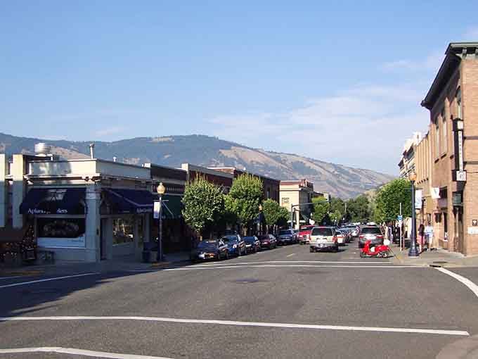 Those mountains framing Main Street aren't a backdrop&mdash;they're the main event with shops as opening acts.