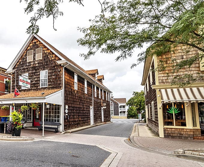 These cedar-shingled buildings in Lewes aren't just structures&mdash;they're time machines to a simpler era when neighbors actually knew each other's names.