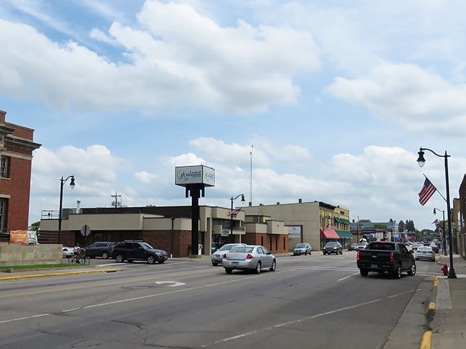 Wide open streets and blue skies create the perfect backdrop for a town that forgot to rush.