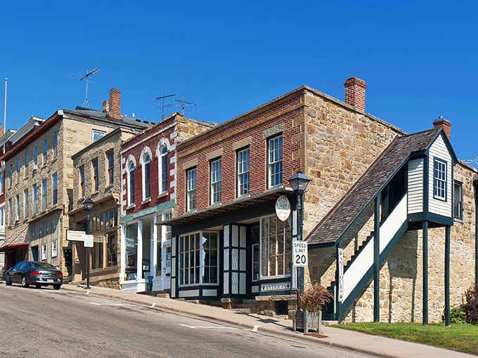 That charming Tudor-style cottage proves small-town architecture can pack more personality than any modern glass tower ever could.