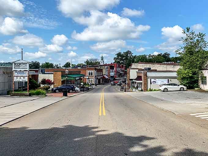 Rogersville's charming downtown looks like a movie set where modern stress doesn't dare show its face.