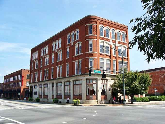 This stately brick building in Rome whispers stories of Georgia's past while housing modern treasures for today's residents.
