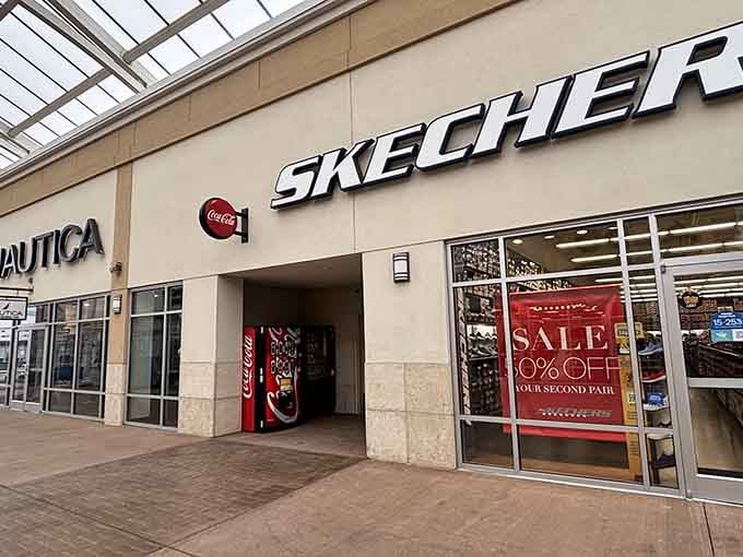 Skechers knows comfort is king, especially when you're planning to walk approximately seventeen miles through outlet stores today.