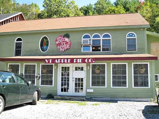 Welcome to pie paradise! Vermont Apple Pie's charming storefront looks like it was plucked straight from a Norman Rockwell painting of dessert heaven.