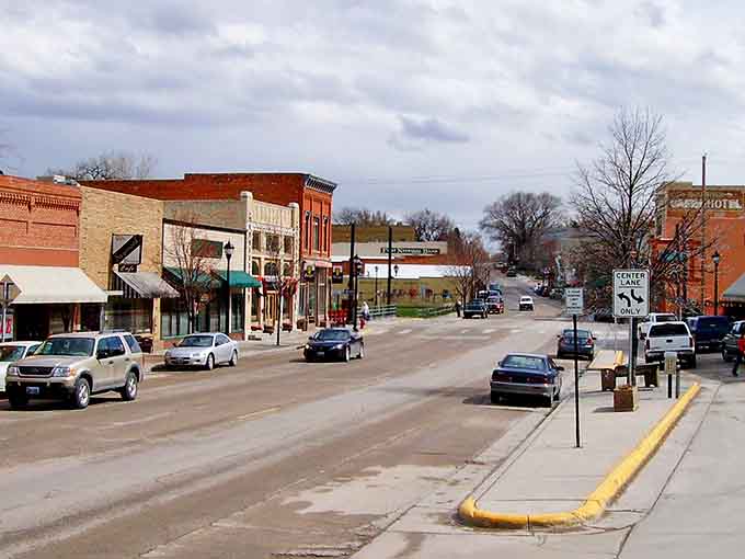 Historic storefronts stand proud, proving that good bones never go out of style in Wyoming.