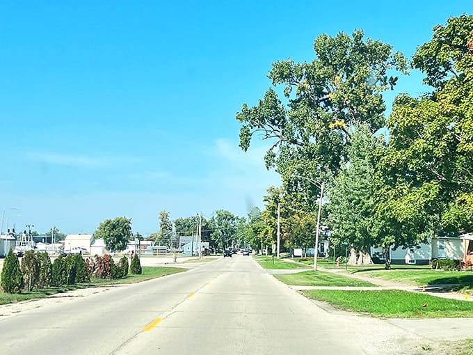 Wide open streets invite you to slow down and actually notice the world around you for once.