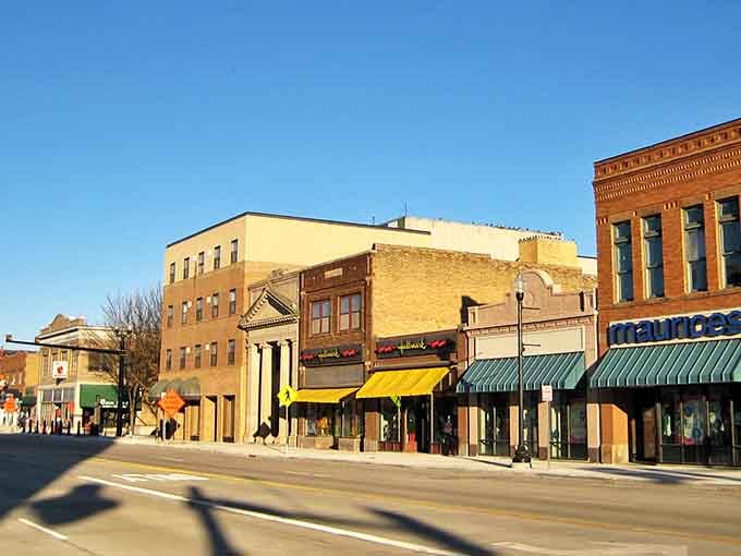 Golden hour hits downtown just right, turning ordinary architecture into something worthy of your camera roll.