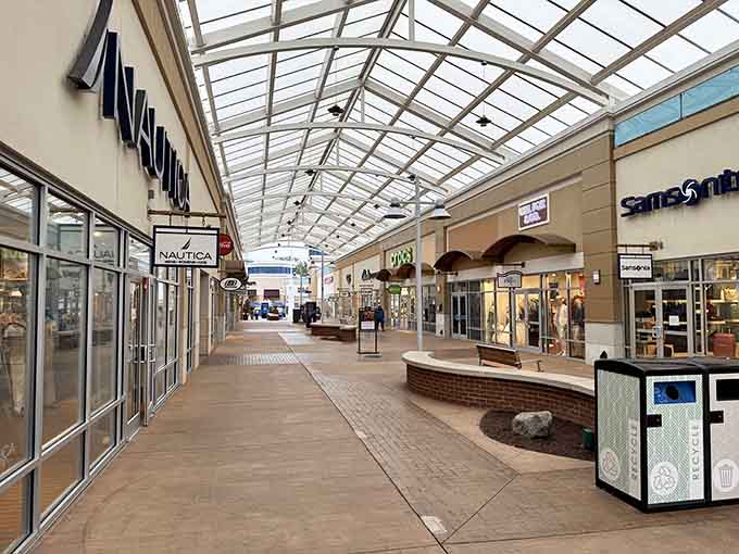 Those covered walkways are lifesavers when Maryland weather can't decide between sunshine and surprise thunderstorms in one afternoon.