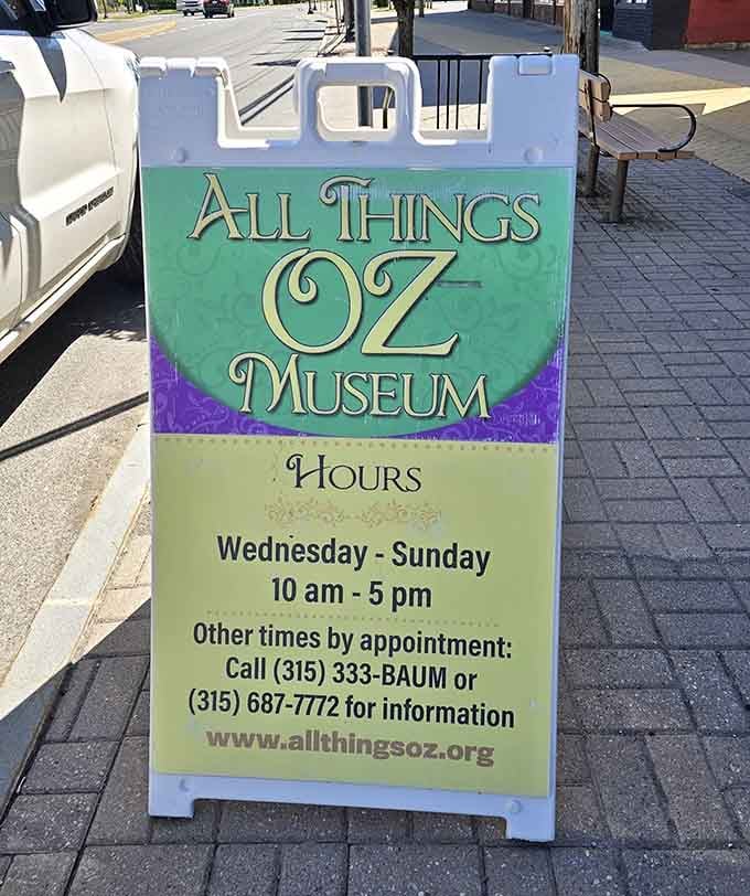 Open Wednesday through Sunday, because even Oz needs a couple days off to recharge its magic.