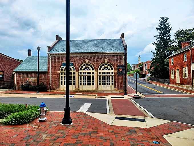 This elegant brick building with arched windows isn't just pretty architecture&mdash;it's a gateway to presidential history at the Andrew Johnson National Historic Site.