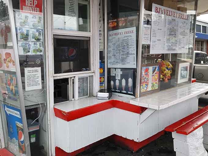 The ordering window where dreams are spoken and delicious reality is delivered moments later through that magical opening.