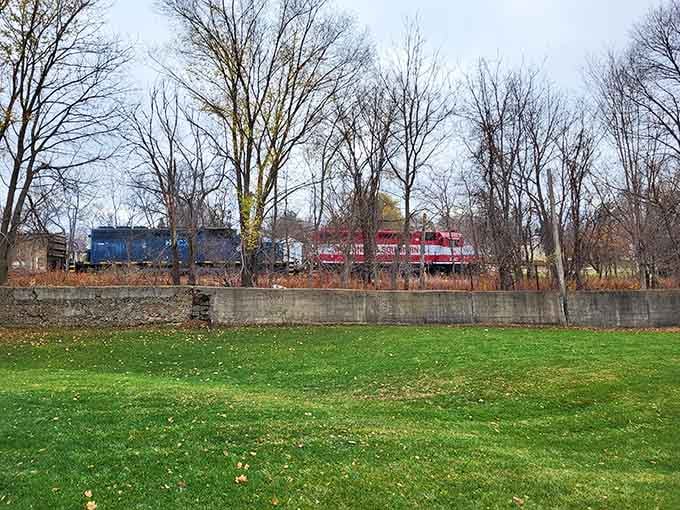 Trains still rumble through town, reminding you that Baraboo's been connected to the wider world since way back when.