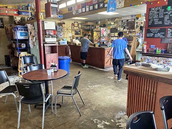 Step inside this time capsule where vintage memorabilia meets modern appetites in the most delightful way possible.