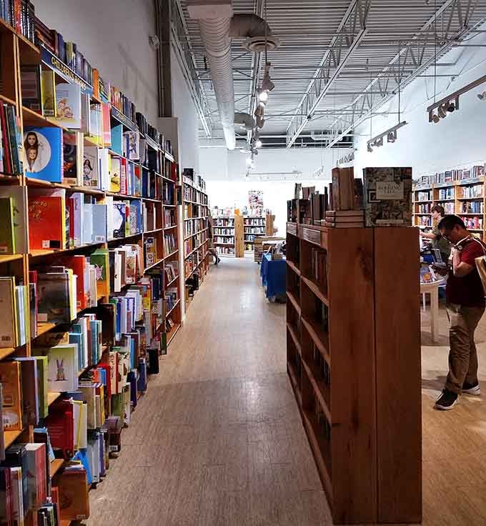 Books-A-Million offers literary escapes when you need a break from trying on clothes and making decisions.