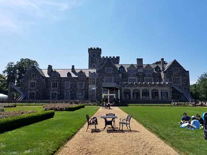 The lawn alone is bigger than most New York apartments, and significantly more affordable to maintain.