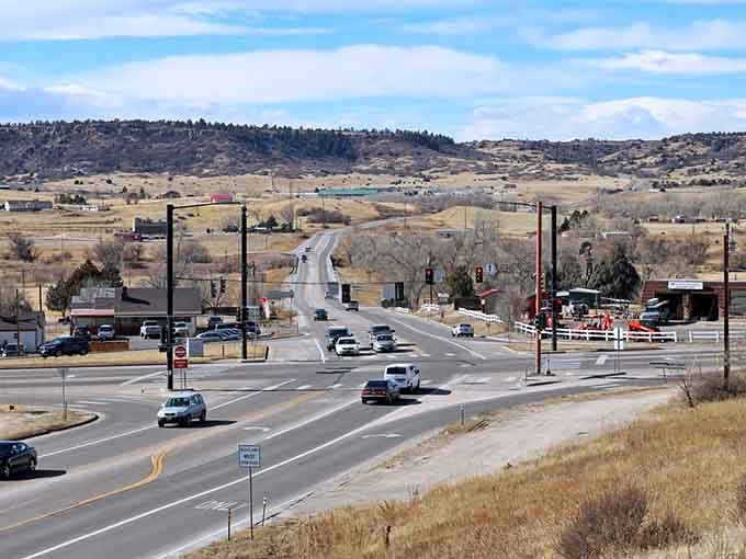 Franktown's quiet streets are your gateway to geological wonders that'll make your jaw drop spectacularly.