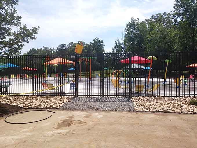 Summer splashing without breaking the bank! Eden's community splash pad provides affordable fun for visiting grandkids and the young at heart.
