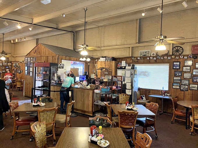 Step inside and you're transported to a simpler time when diners were community gathering spots, not Instagram opportunities.