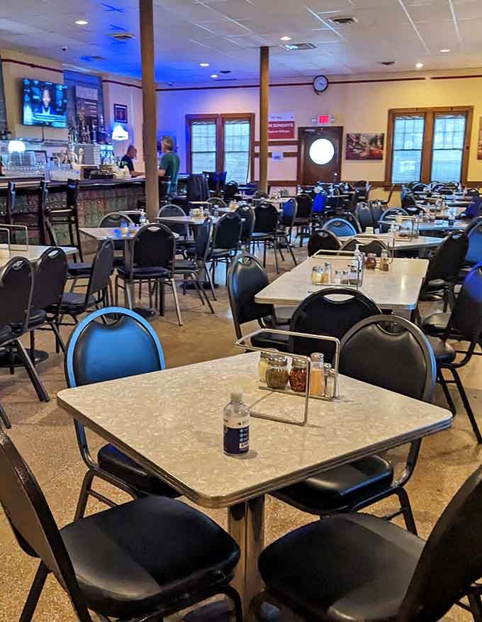 No Instagram-worthy Edison bulbs here, just honest tables where generations have gathered over perfect pies and cold beers.