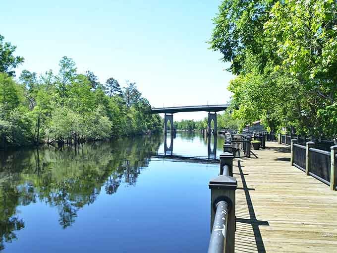 The Riverwalk proves you don't need an ocean view to find peace&mdash;just Spanish moss and still water.