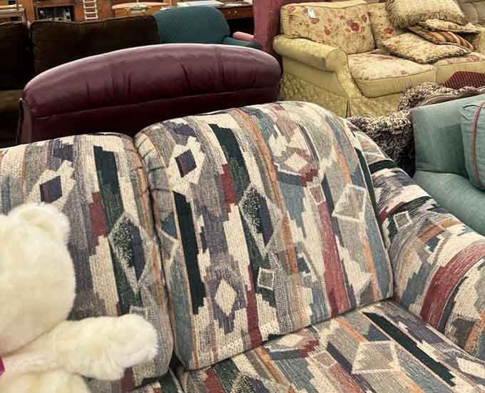Southwestern patterns meet plush comfort in this sofa lineup&mdash;each with stories to tell and naps to host.