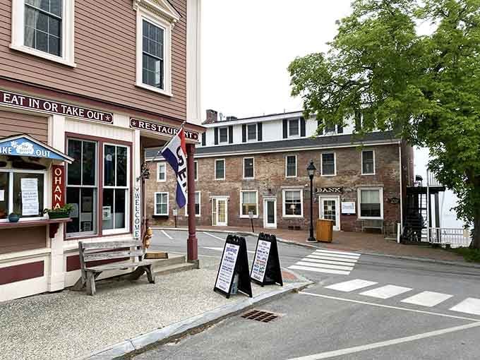 Castine's restaurants and shops occupy buildings that have witnessed centuries of history &ndash; if only these walls could publish their memoirs.