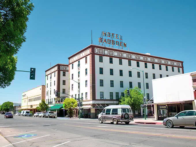 Hotel Gadsden stands tall and proud, a six-story testament to Douglas's prosperous past and enduring character.