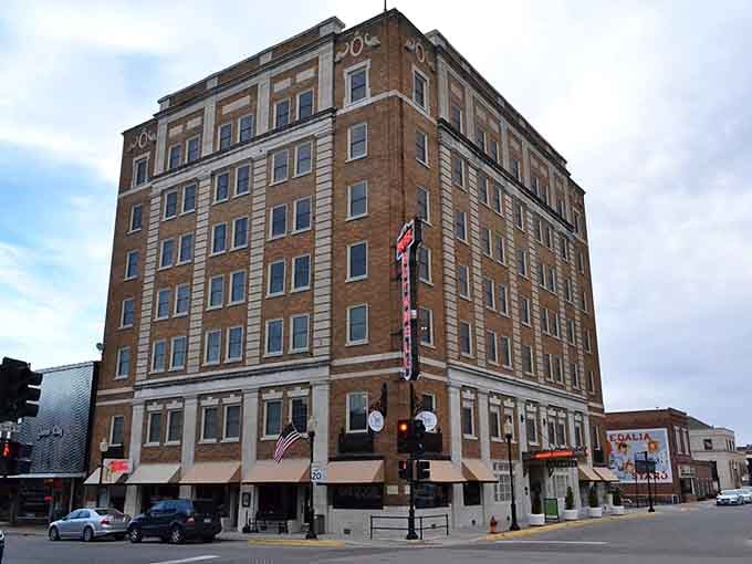 The stately Hotel Bothwell has watched over downtown since 1927, its seven stories of brick and history standing tall against the Missouri sky.