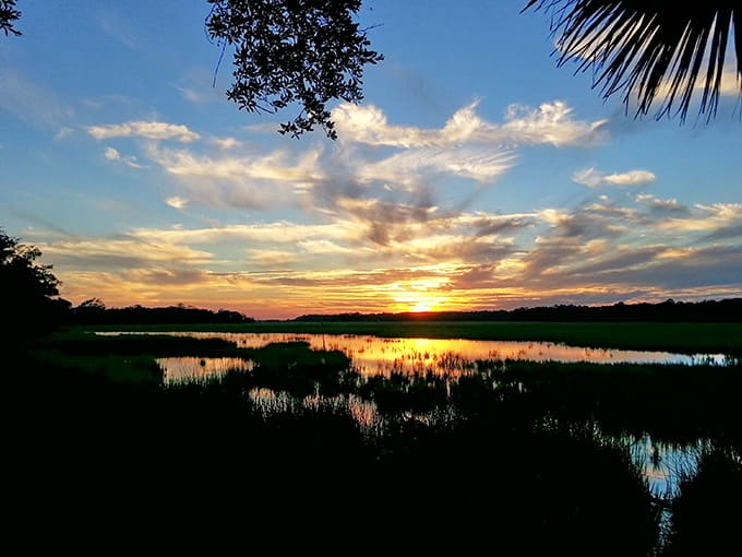 When the sky puts on this kind of show over the marsh, you'll understand why people keep coming back.