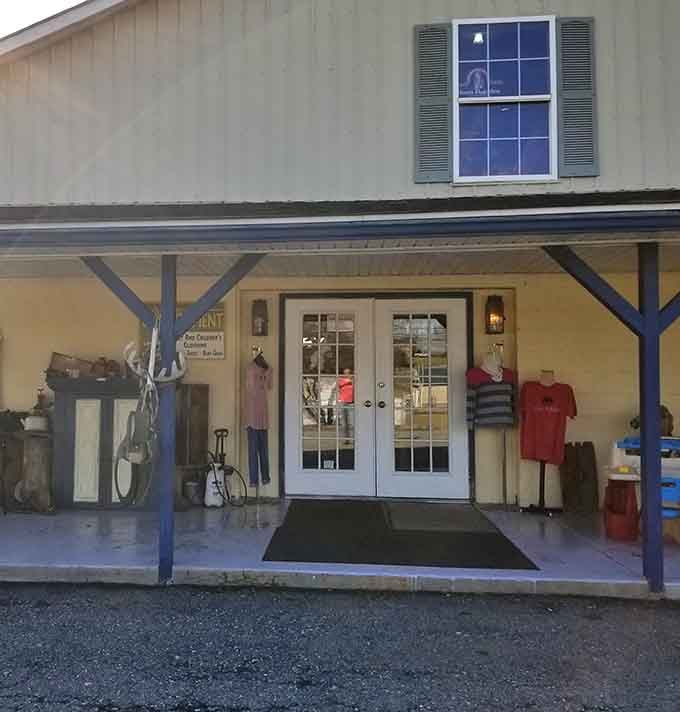 The unassuming entrance belies the treasure trove within&mdash;like finding a portal to a bargain hunter's paradise.