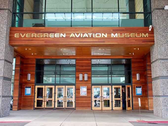 That polished wooden entrance practically glows with warmth, inviting you into a world where dreams took flight.