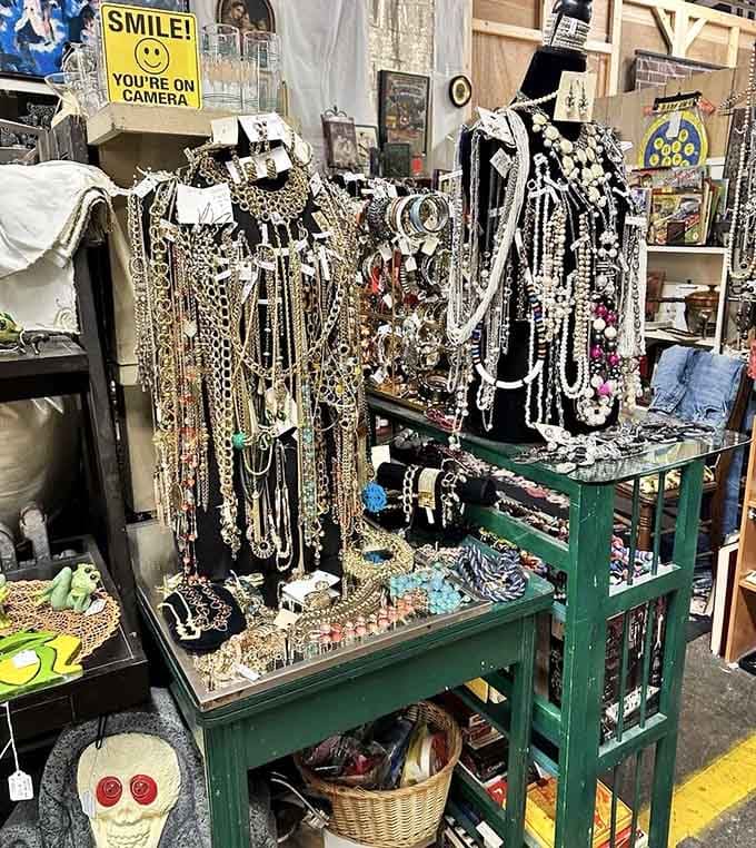 When jewelry displays look like a pirate's treasure chest exploded in the best possible way, you know you've struck gold.